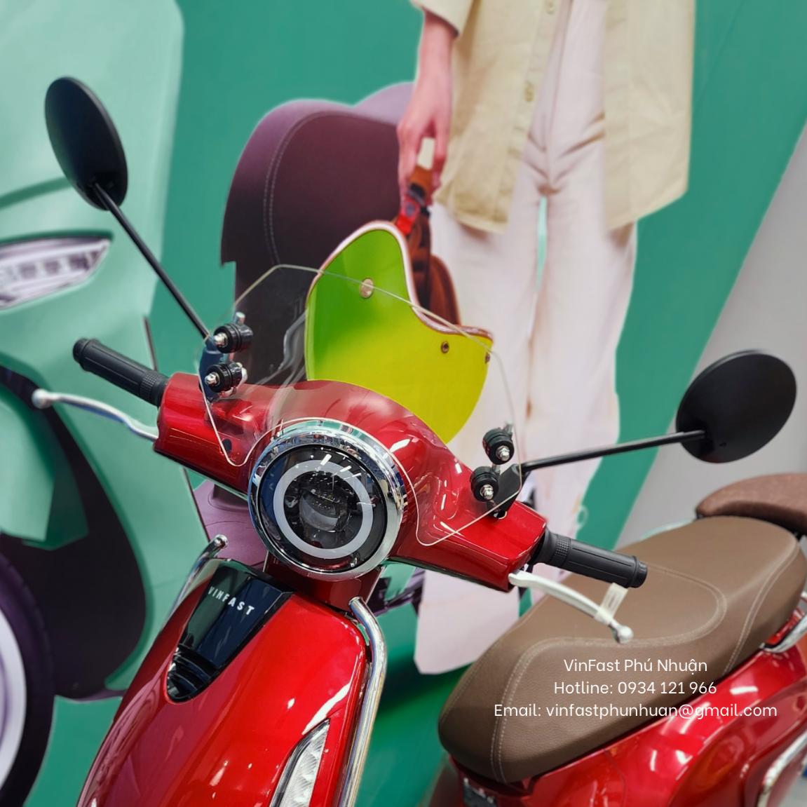 Kính chống bụi xe EVO 200